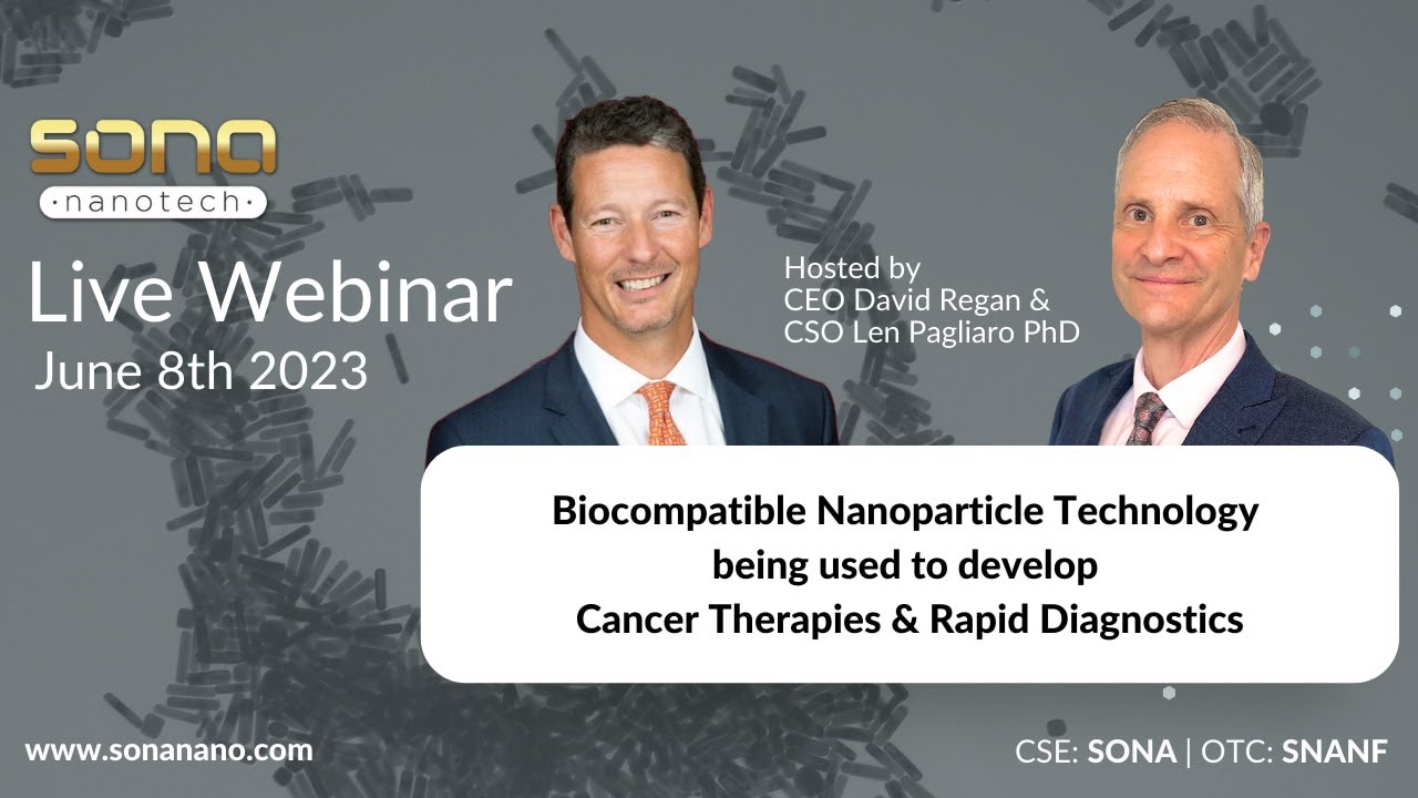 June 8th 1pm EDT Webinar Hosted by CEO David Regan & CSO Len Pagliaro ...